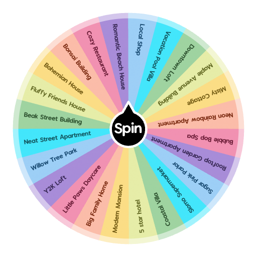 Toca Boca World house packs | Spin the Wheel - Random Picker