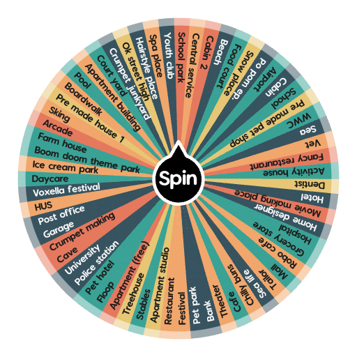 Toca locations | Spin the Wheel - Random Picker