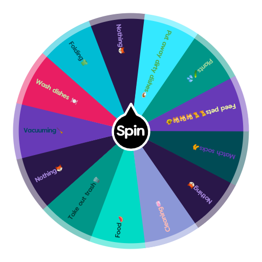 Todays Daily Chore | Spin the Wheel - Random Picker
