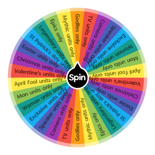 Toilet tower defense challenges | Spin the Wheel - Random Picker