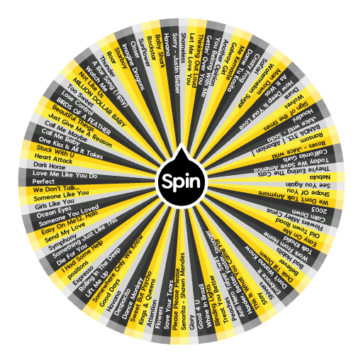 Top 100 Songs In The World | Spin the Wheel - Random Picker