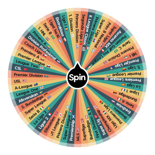 Top 58 Football Leagues ⚽️ | Spin the Wheel - Random Picker