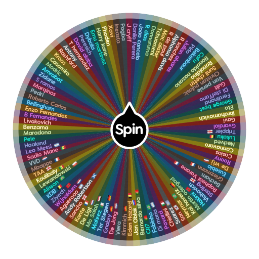 TOP FOOTBALL PLAYERS | Spin the Wheel - Random Picker