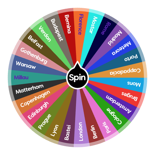 Train Conductor World: Cities/Stations | Spin The Wheel - Random Picker