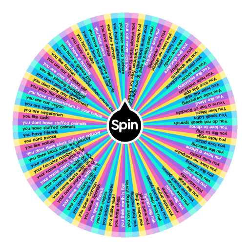 True or false? | Spin the Wheel - Random Picker
