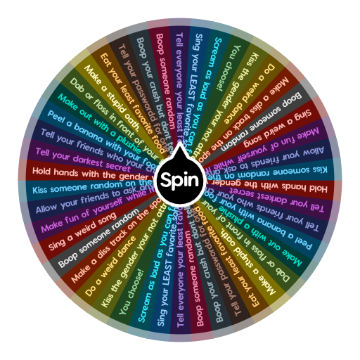 Truth or dare (PG) | Spin The Wheel App