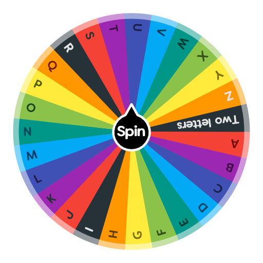 Try to stop at the first letter in your name | Spin the Wheel - Random ...