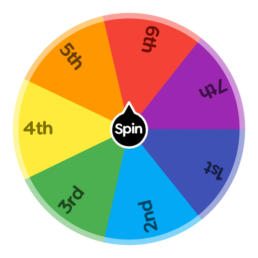 Turn Decider(up to 7) | Spin the Wheel - Random Picker