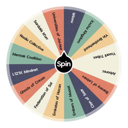 Twilight Imperium 4th Edition | Spin The Wheel App