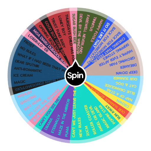 TXT SONGS | Spin the Wheel - Random Picker