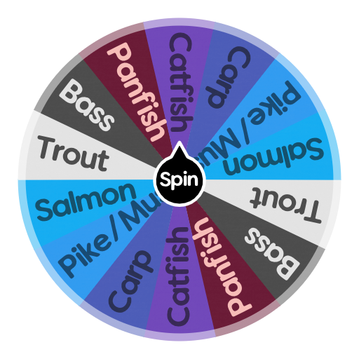 Type of fish to fish for | Spin the Wheel - Random Picker