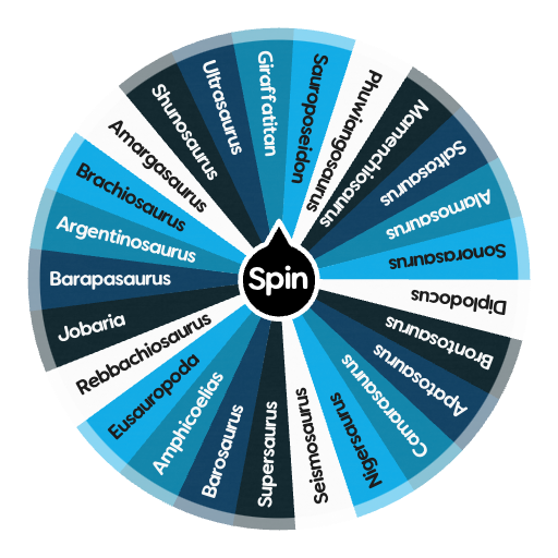 Type of Sauropod | Spin the Wheel - Random Picker