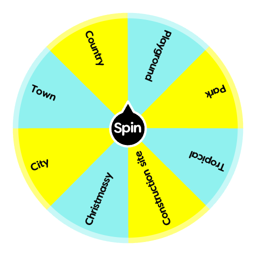 Types of Places | Spin The Wheel - Random Picker