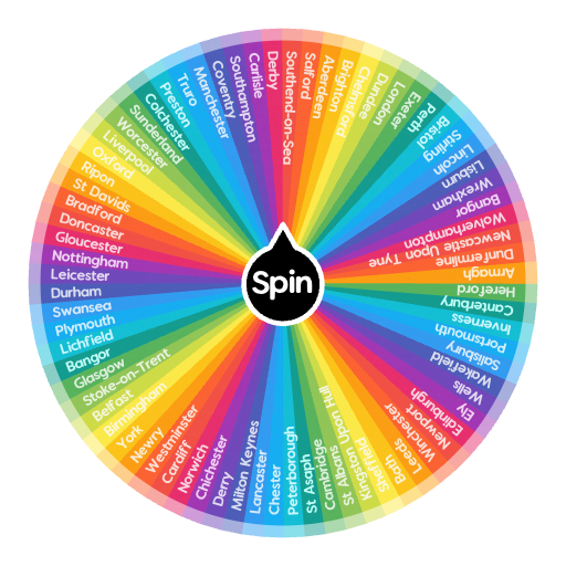 UK CITIES | Spin the Wheel - Random Picker