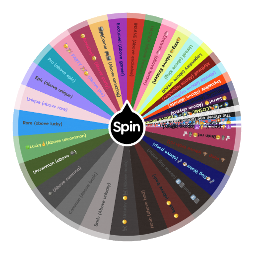 Ultimate Rarities wheel | Spin the Wheel - Random Picker