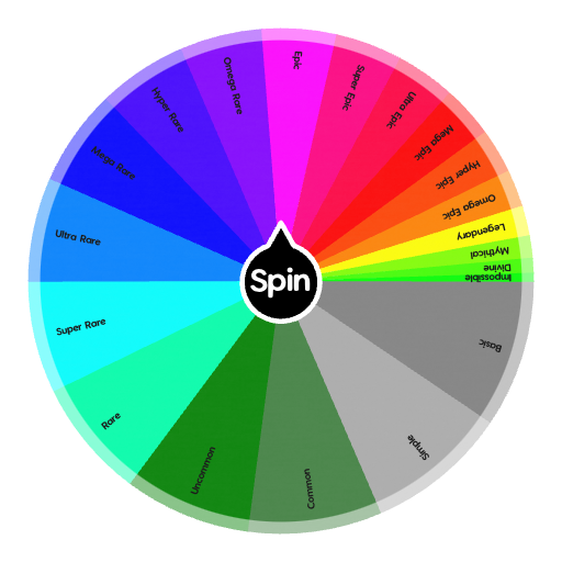 Ultimate Rarity - Made By MacFish8322 | Spin the Wheel - Random Picker