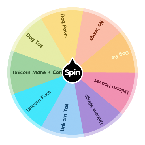 Unicorn + Dog Features | Spin the Wheel - Random Picker