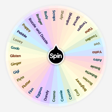 dandys world all characters! 🌈 | Spin The Wheel - Random Picker