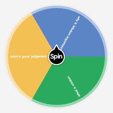 Wisdom Wheel #2 | Spin the Wheel - Random Picker