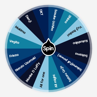 Anime characters | Spin the Wheel - Random Picker