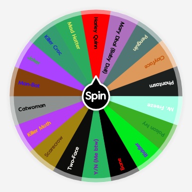 Which Batman Villain Are You Cosplaying? (1992-1995) | Spin the Wheel ...