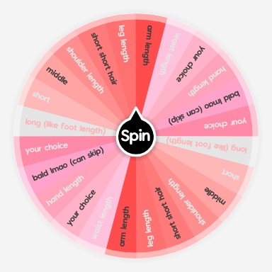 hair length | Spin the Wheel - Random Picker