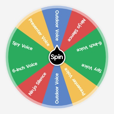 Using an Appropriate Voice Level | Spin The Wheel - Random Picker