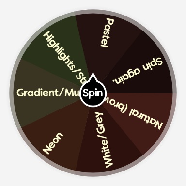 Hair color | Spin the Wheel - Random Picker