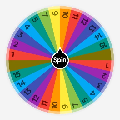 1-15 | Spin The Wheel - Random Picker