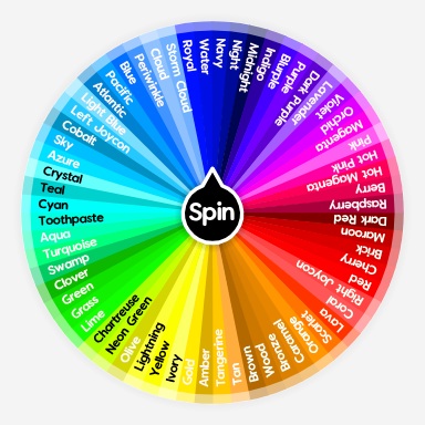 Color Wheel (no grays) (64 colors) | Spin the Wheel - Random Picker