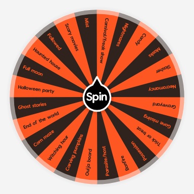 Halloween Prompts | Spin The Wheel - Random Picker