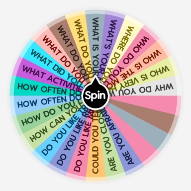 SPEAKING | Spin the Wheel - Random Picker