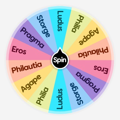 7 Types of Love (Greek) | Valentines Poet's Prompt | Spin The Wheel ...