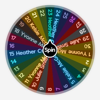 Numbers 1-30 | Spin The Wheel - Random Picker