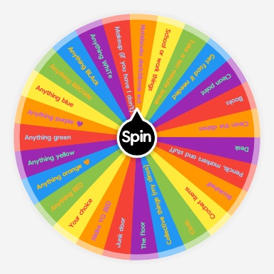 Room cleaning | Spin The Wheel - Random Picker