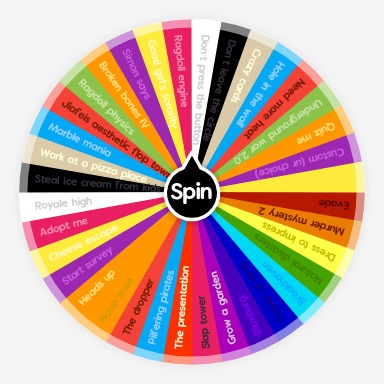Roblox games! | Spin The Wheel - Random Picker