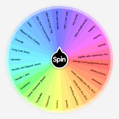 Outfit Generator | Spin the Wheel - Random Picker