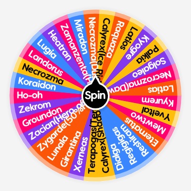 Legendary(2) Pokemon | Spin the Wheel - Random Picker