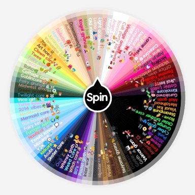 Aesthetics & fashion styles | Spin The Wheel - Random Picker