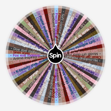 Fun makeup to try in the grand 26 | Spin The Wheel - Random Picker
