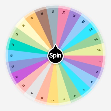 numbers 1 - 100 | Spin the Wheel - Random Picker