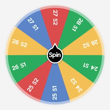 BITSAT Wheel of Fortune | Spin the Wheel - Random Picker