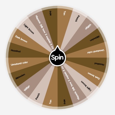 OC Skin color wheel🌸 | Spin the Wheel - Random Picker