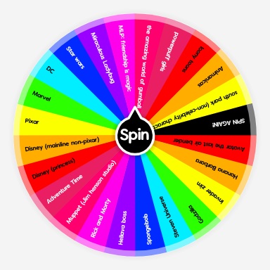 Pick a Fandom (movies and tv shows) | Spin the Wheel - Random Picker
