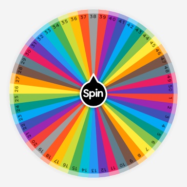 1-50 | Spin The Wheel - Random Picker