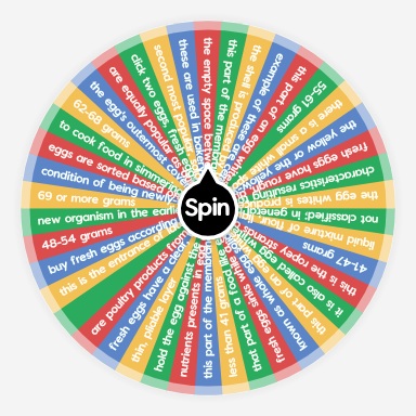 TLE REVIEWER (EGGS) | Spin the Wheel - Random Picker