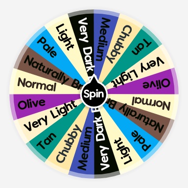 Skin Color: | Spin the Wheel - Random Picker