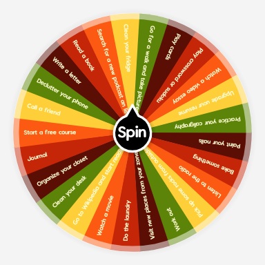 Things to do instead of scrolling | Spin The Wheel - Random Picker