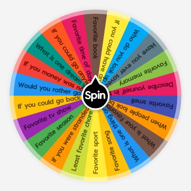 Random Get To Know You Questions | Spin the Wheel - Random Picker