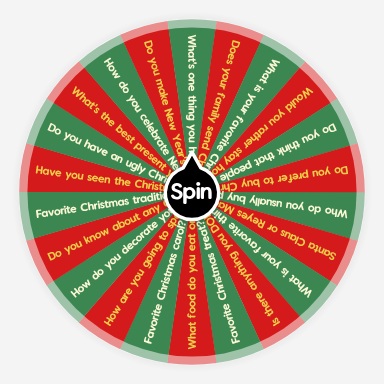 Let's talk about Christmas! | Spin The Wheel - Random Picker